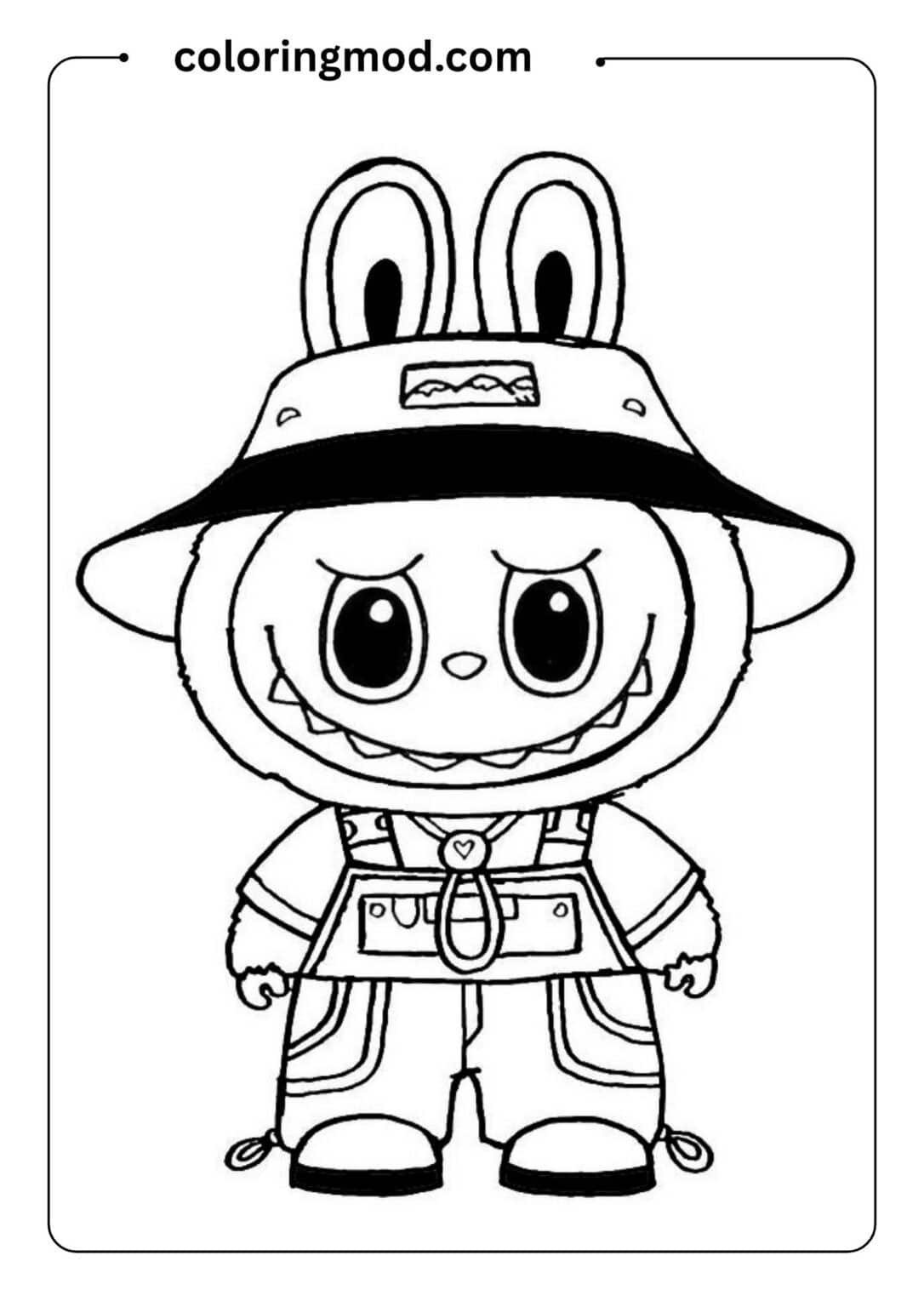 19+Labubu Coloring Pages free printable PDFs